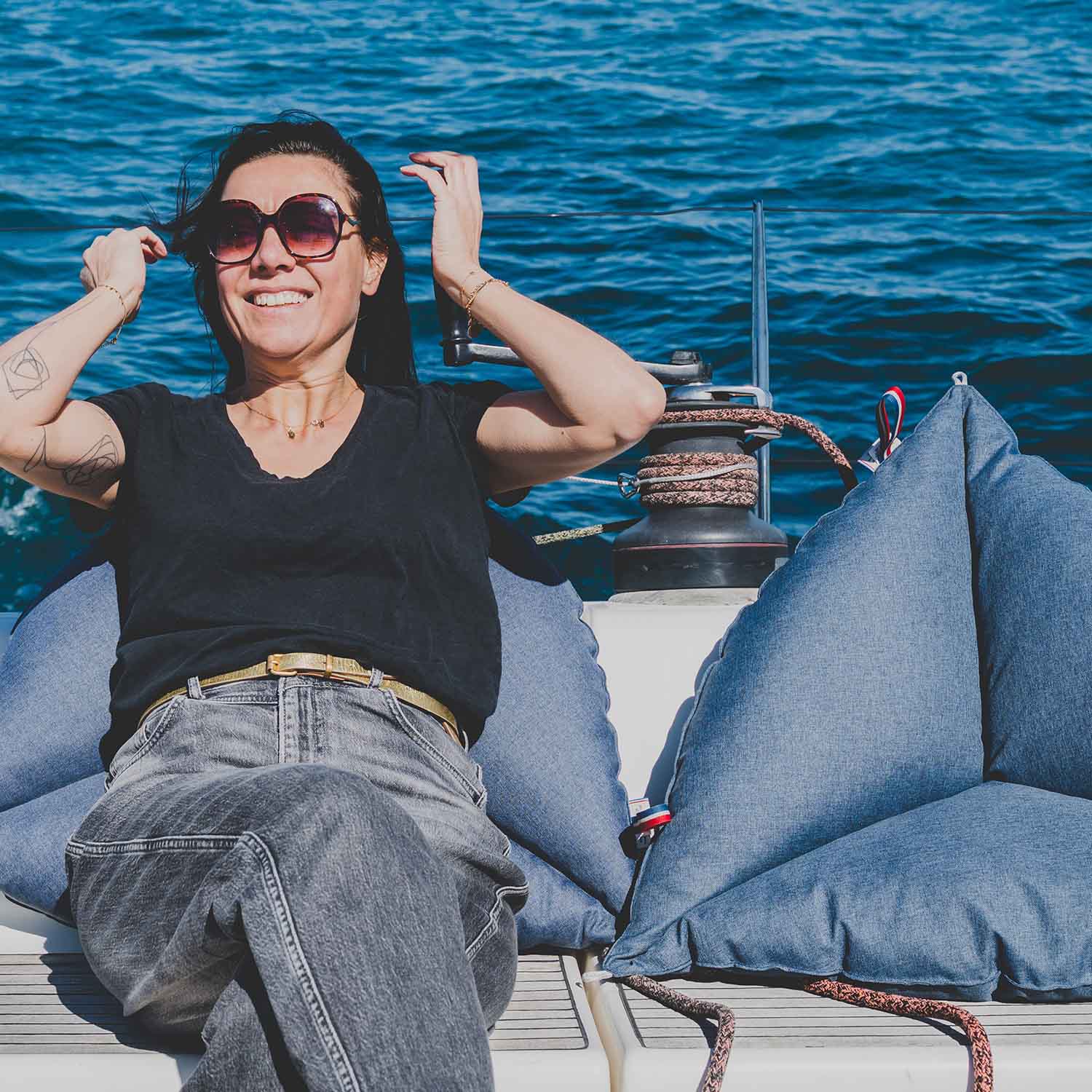 HØMER | Coussin premium de bateau, voilier, yacht | Petits Cadors ...